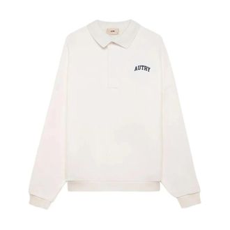 Autry College Polo Sweatshirt - - Sweatshirts & Hoodies - Herren - Wei&szlig; - L
