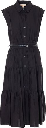 Michael Michael Kors Robe Au Genou - Noir