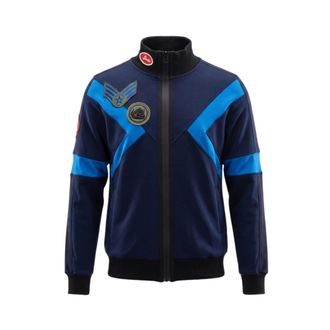 Mr & Mrs Italy Sweatshirt mit Rei&szlig;verschluss - - Sport - Damen - Blau - S