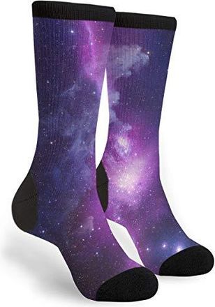 Generic Galaxie De LInfini Spatial Femme Homme Chaussette De Course Respirant Chaussettes De Sport Comfort Chaussette De Travail Pour Marche Voyager Sport