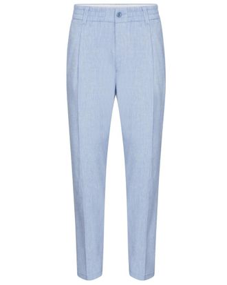 Drykorn Leinenhose Chasy mit Stretchanteil und Bundfalte in