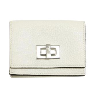 Fendi Portefeuille Pre-owned Vintage &agrave; trois volets - Femme - Pre-owned - Blanc - Taille: ONE Size