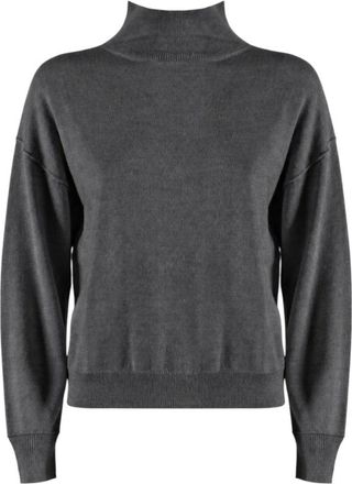 Nenette Maglia lupetto in misto lana - Femme - Pulls - Gris - Taille: 38 FR