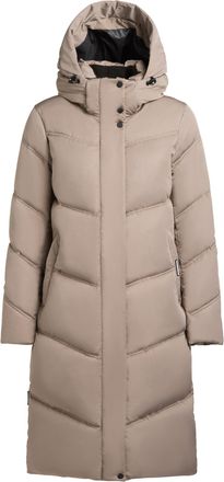Khujo Damen Winterjacke Graya Graya2 Wintermantel Mantel Kurzmantel Steppmantel (DE/NL/SE/PL, Alphanumerisch, XS, Regular, Regular, 123 GREIGE)