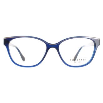 Ted Baker Lunettes TB9164 Regan 608 Blue Opal and Gold Womens