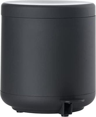 Zone Denmark Ume Mülleimer Bad, Kosmetikeimer, Treteimer mit Deckel fürs Badezimmer, mit herausnehmbarem Inneneimer und Soft-Close, Durchm. 19,5 cm, Höhe 22 cm, 4 