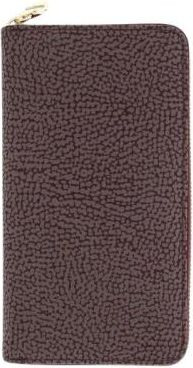 Borbonese Femme, Accessoires, Rouge, Taille: ONE Size Portefeuille zipp&eacute;