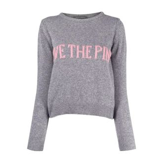 Alberta Ferretti Rundhals-Strickware - - Knitwear - Damen - Grau - XL
