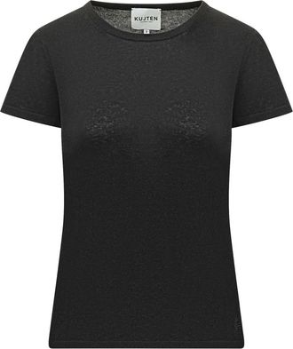 Kujten Kujten, Femme, Tops, Noir, Taille: 36 FR Tish T-shirt