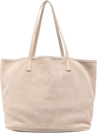 MC2 Saint Barth Femme, Sacs, Beige, Taille: ONE Size City Bag Suade00102L