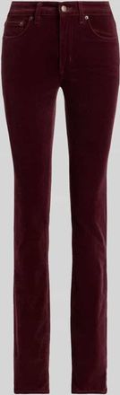 Lauren Ralph Lauren Slim Straight Leg Hose aus Baumwoll-Mix
