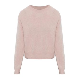 Rag & Bone Jada Pull Col Rond Cachemire Bross&eacute; - Femme - Pulls - Rose - Taille: 36 FR