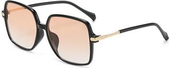 Generic Lunettes De Soleil UV400 &Agrave; Monture Carr&eacute;e Large For Hommes Et Femmes, Id&eacute;ales For Les Vacances, Les F&ecirc;tes, Les Trajets Quotidiens Et Le Sport.(Orange)