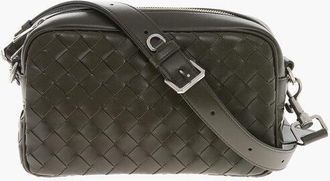 Bottega Veneta Braided Leather Crossbody Bag Gr&ouml;&szlig;e Unica