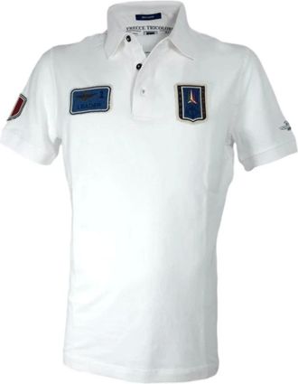 Aeronautica Homme, Tops, Blanc, Taille: 2XL Frecce Tricolori Polo 251Po1851P344