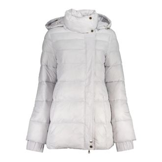 Patrizia Pepe Wei&szlig;e Kapuzenjacke mit abnehmbarer Kapuze - - Jackets - Damen - Wei&szlig; - S