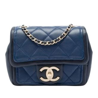 Chanel Pre-owned Vintage Mini Flap Bag - - Pre-owned - Damen - Blau - ONE SIZE