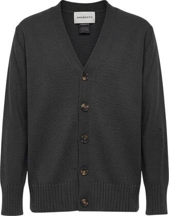 Amaranto Cardigan - - Knitwear - Herren - Grau - L