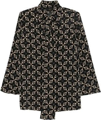 BABYLON Femme, Blouses et Chemises, Noir, Taille: 42 FR Elegant Shirt