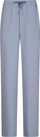 Herno Femme, Pantalons, Bleu, Taille: 38 FR Pantalon droit