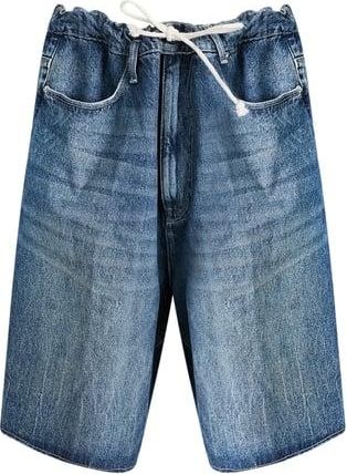 Camiel Fortgens Short droit en denim de coton