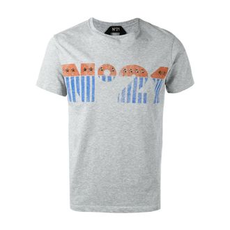 N&deg;21 Graues Baumwoll T-Shirt - - Tops - Herren - Grau - M