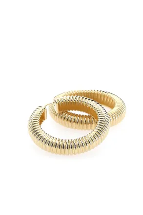 Amina Muaddi Gold Orecchini Earrings