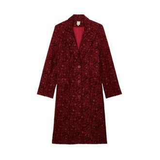 Ines De La Fressange Zahee Bestickter Mantel - - Coats - Damen - Rot - S