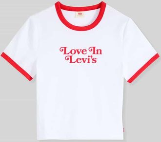 Levi's Slim Fit T-Shirt aus Baumwoll-Mix