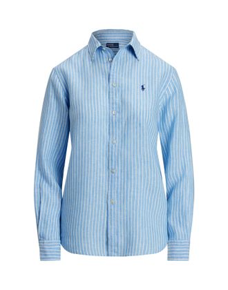 Ralph Lauren CLASSIC FIT STRIPED LINEN SHIRT