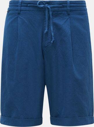 04651/ Herren - Bermudas Linen Blended Bermuda dunkelblau