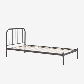 Sklum Lit en fer Asteri SKLUM Gris Graphite 90 x 190 cm