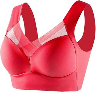 Generic Mince Sans Lacets Confortable Respirant Sous-v&ecirc;tements Grande Taille Boucle Femme Soutien-gorge Col V Gilet Bralette Sans Fil Soutien-gorge Maternit&eacute; 