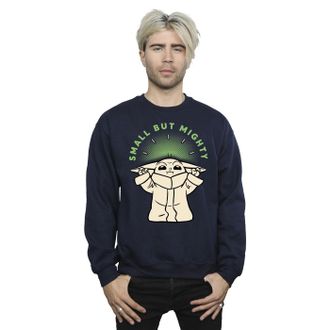 Star Wars The Mandalorian Small But Mighty Sweatshirt f&uuml;r Herren (Marineblau)