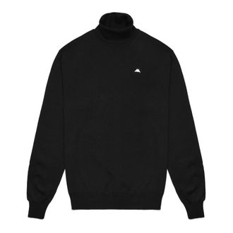 Kappa Homme, Pulls, Noir, Taille: S Pull Deiron Noir Col Roulé