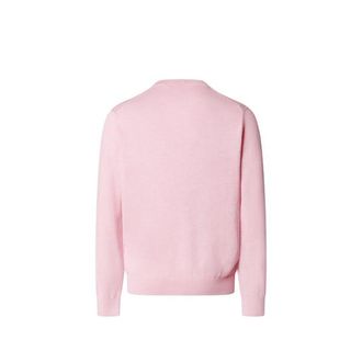 Hackett Pull col rond en coton et soie