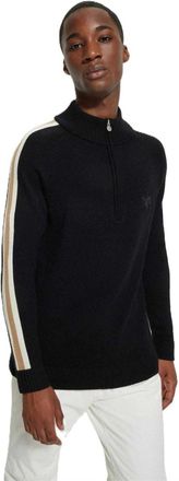 HUGO BOSS Pullover f&uuml;r Herren, Regul&auml;r, Raglan&auml;rmel (Schwarz)