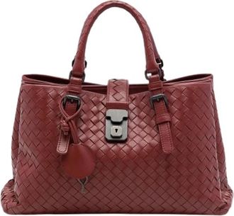 Bottega Veneta Pre-owned Small Roma Satchel - - Pre-owned - Damen - Rot - ONE SIZE