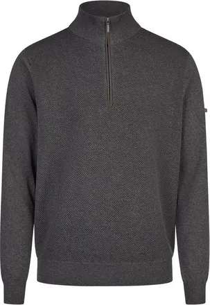 Redmond Strickpullover Basic (1-tlg) Troyer - Baumwolle - Atmungsaktiv