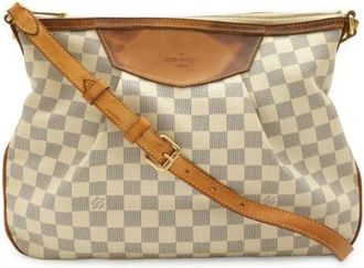 Louis Vuitton Pre-owned Siracusa MM Shoulder Bag - Femme - Pre-owned - Beige - Taille: ONE Size