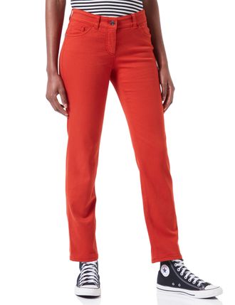 Gerry Weber Edition Damen Mantel Nicht Wolle Freizeithose, Pumpkin, 44