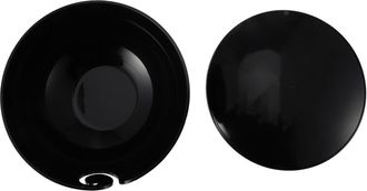 BESTONZON Schwarze Kunststoff Garnschale mit Deckel Bruchsicherer Strick und Häkelzubehör Aufbewahrungsbehälter für Handarbeitsfans