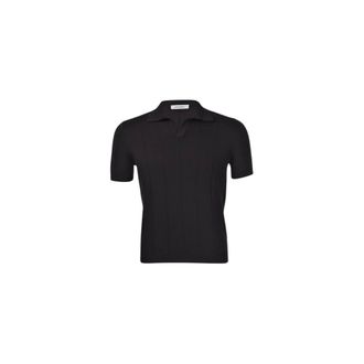 Gran Sasso Homme, Tops, Noir, Taille: XL Polos