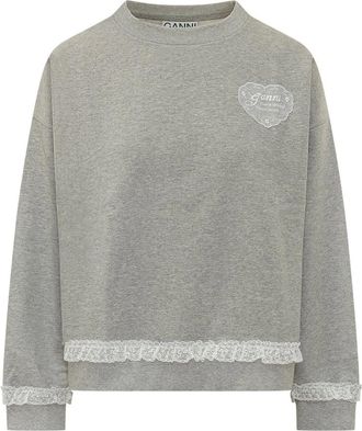 Ganni Femme, Pulls, Gris, Taille: 40 FR Isoli Sweater