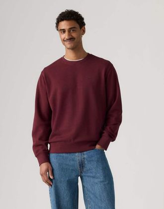 Levi's pull ras de cou Original housemark bordeaux-Violet