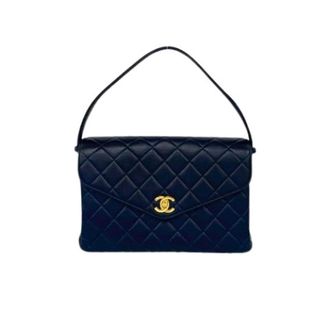 Chanel Sac &agrave; main vintage doccasion - Femme - Pre-owned - Bleu - Taille: ONE Size