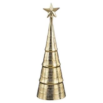 Mica Mica Decorations Dekoration Weihnachtsbaum - H36 x &Oslash;11 cm - Aluminium - Gold