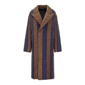 RAXXY Femme, Manteaux, Brun, Taille: 40 FR Long Quilted Coat