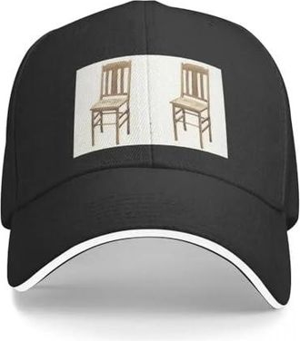 Generic Hiver Coton Chaud, Chaise en Bois Uni Aquarelle Casquette De Baseball Casquette De Balle Casquette De Soleil pour Homme Femmes