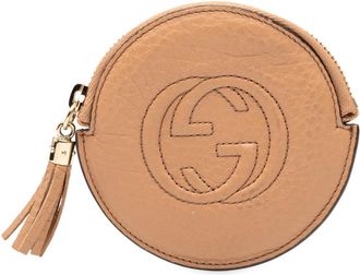 Gucci Portemonnaie - Leather Soho Coin Pouch - Gr. unisize - in Braun - f&uuml;r Damen